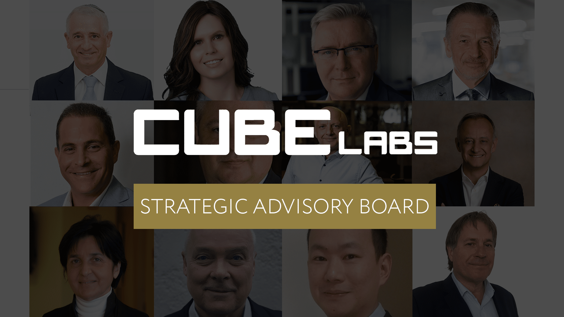 Cube Labs Announces Strategic Advisory Board - Cube Labs Srl